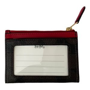 Coach | Bags | Coach Mini Skinny Id Case In Signature Canvas | Poshmark